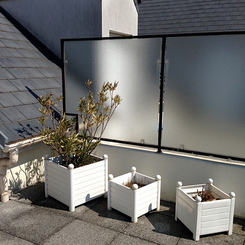 separatif-balcon - Miroiterie - Verres & Structures