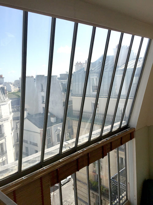 Verriere d'atelier artiste Paris 18 - Miroiterie - Verres & Structures